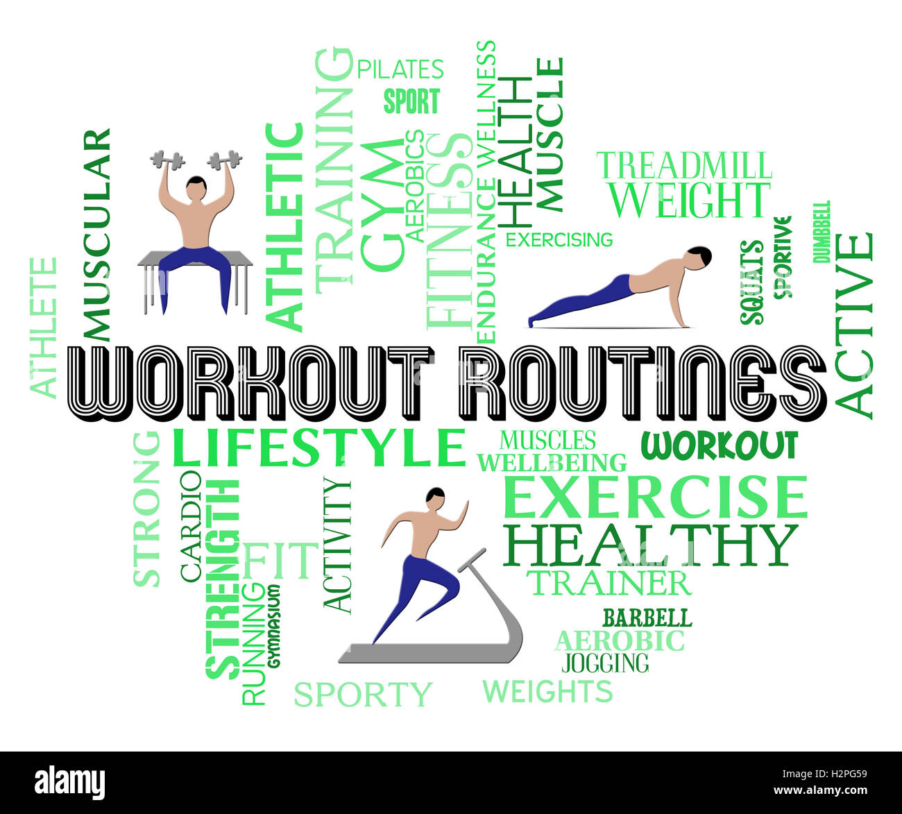 Fitness routines hi-res stock photography and images - Alamy