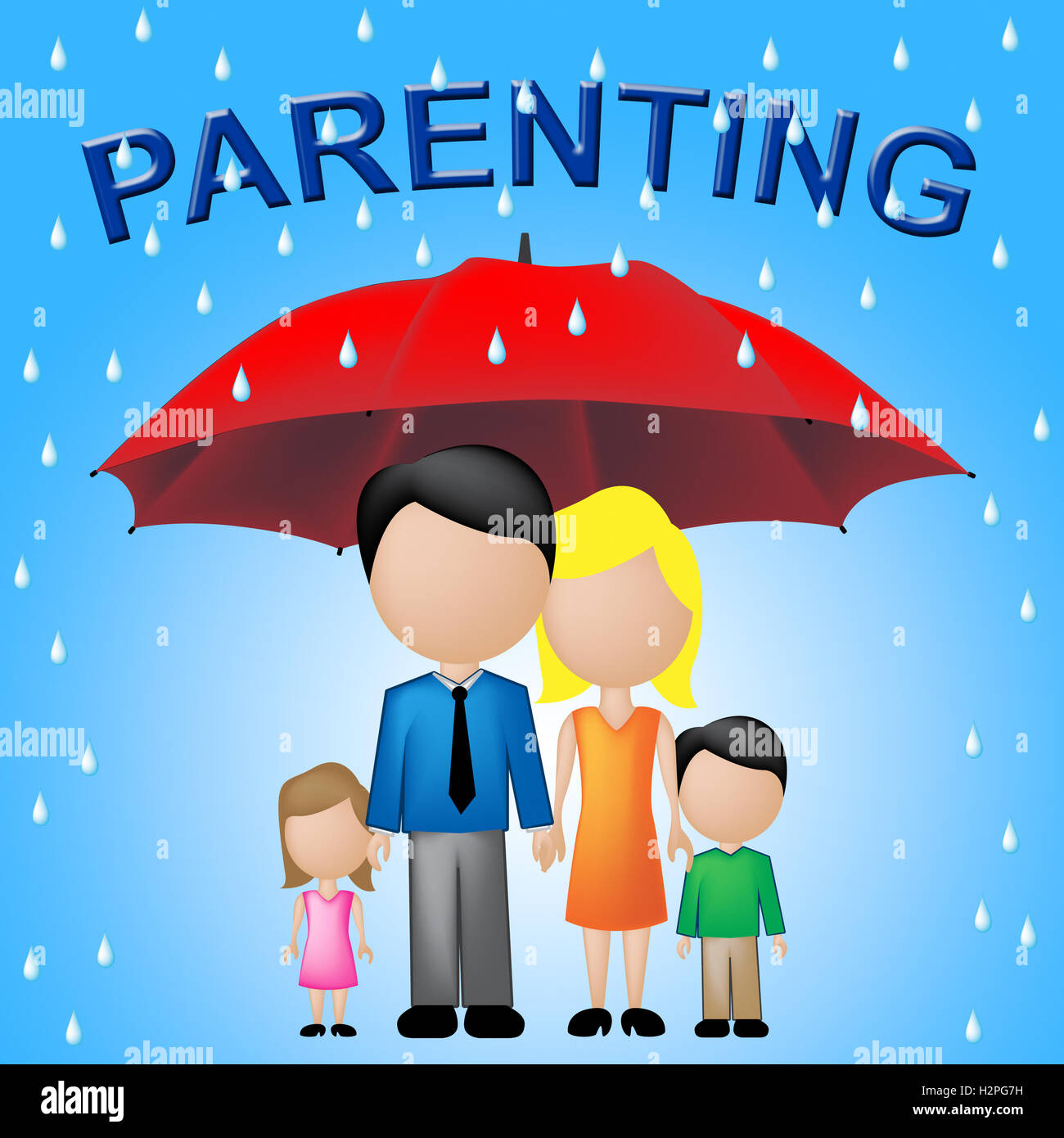 Family Parenting Representing Families Children And Parents Stock Photo ...