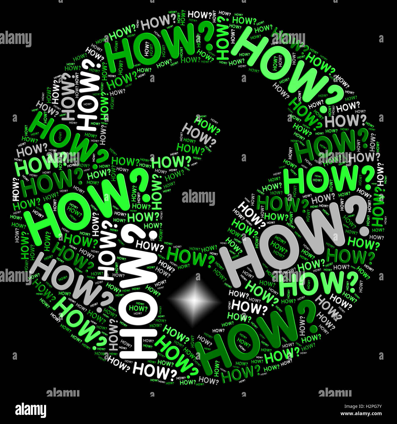 How Question Mark Showing Not Sure And Uncertain Stock Photo - Alamy