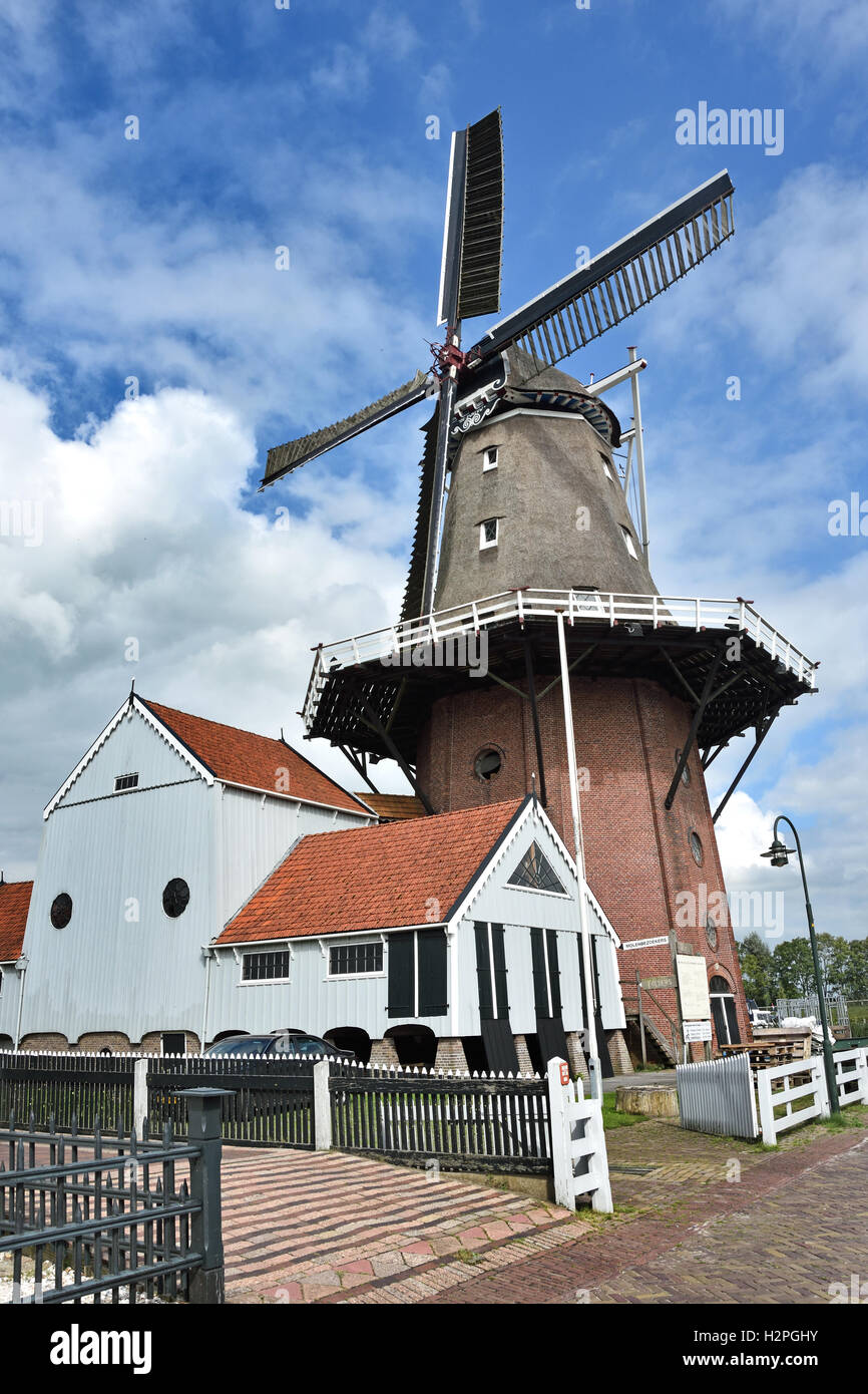 Burdaard birdaard small village friesland fryslan hi-res stock ...