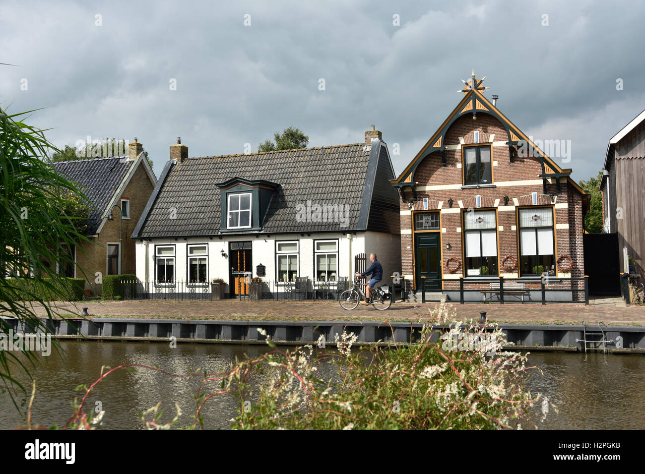 Burdaard birdaard small village friesland fryslan hi-res stock ...