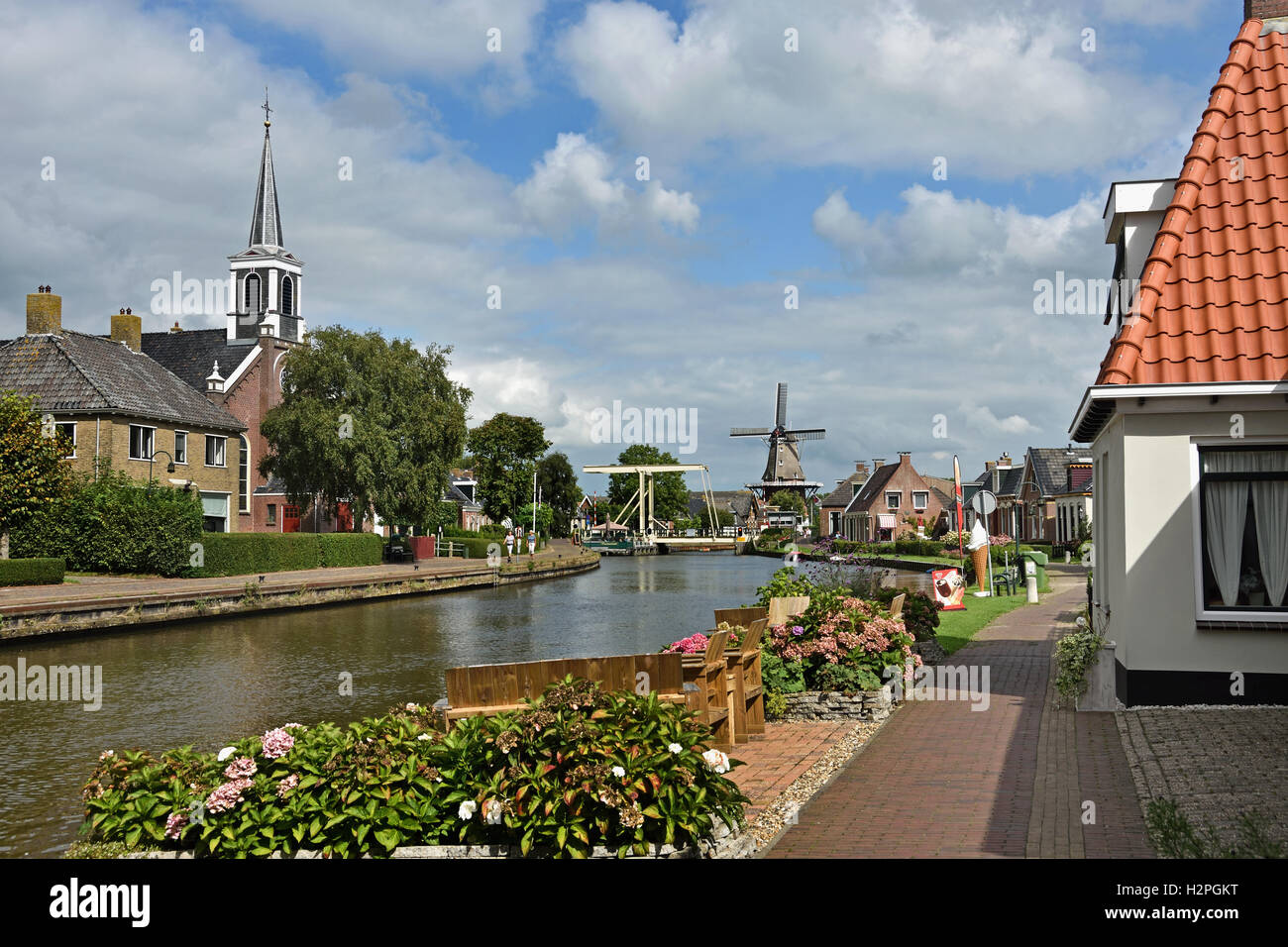 Burdaard - Birdaard small village Friesland Fryslan the Netherlands ...