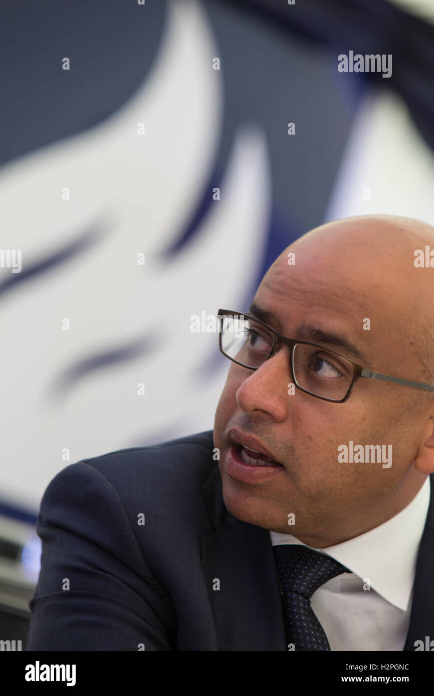 Sanjeev Gupta, CEO of Liberty House Group, at Liberty Steel Dalzell ...