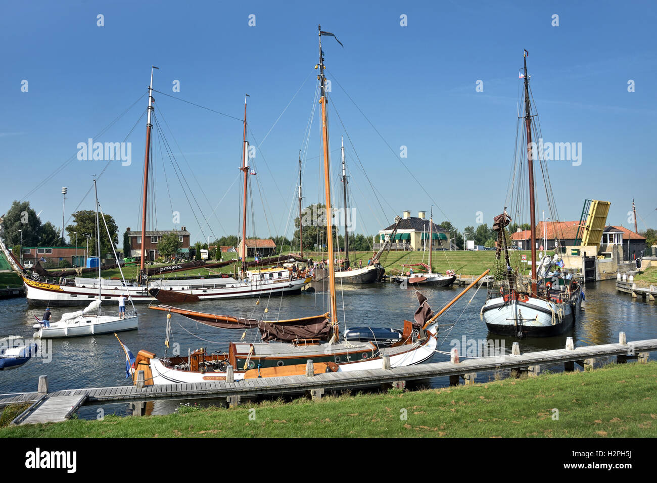 Workum friesland netherlands historic town hi-res stock photography and ...