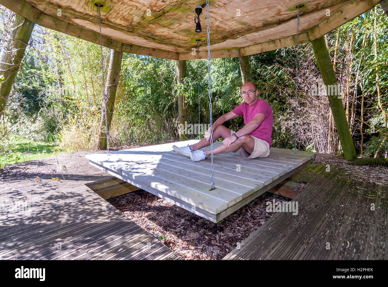 Designer Wayne Hemingway at his home in Itchenor, near Chichester, West ...