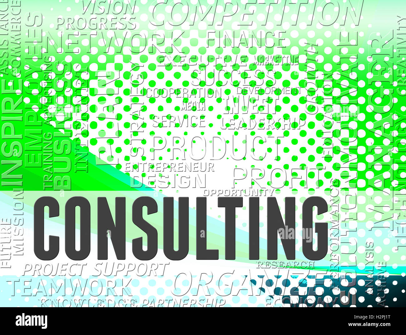 Consulting Words Meaning Turn To And Advise Stock Photo - Alamy
