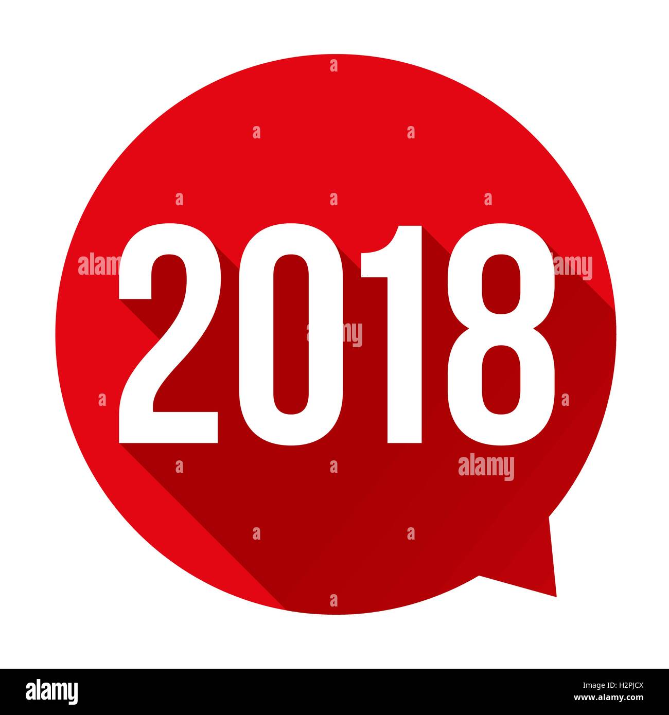 Year 2018 sign vector Stock Vector Image & Art - Alamy