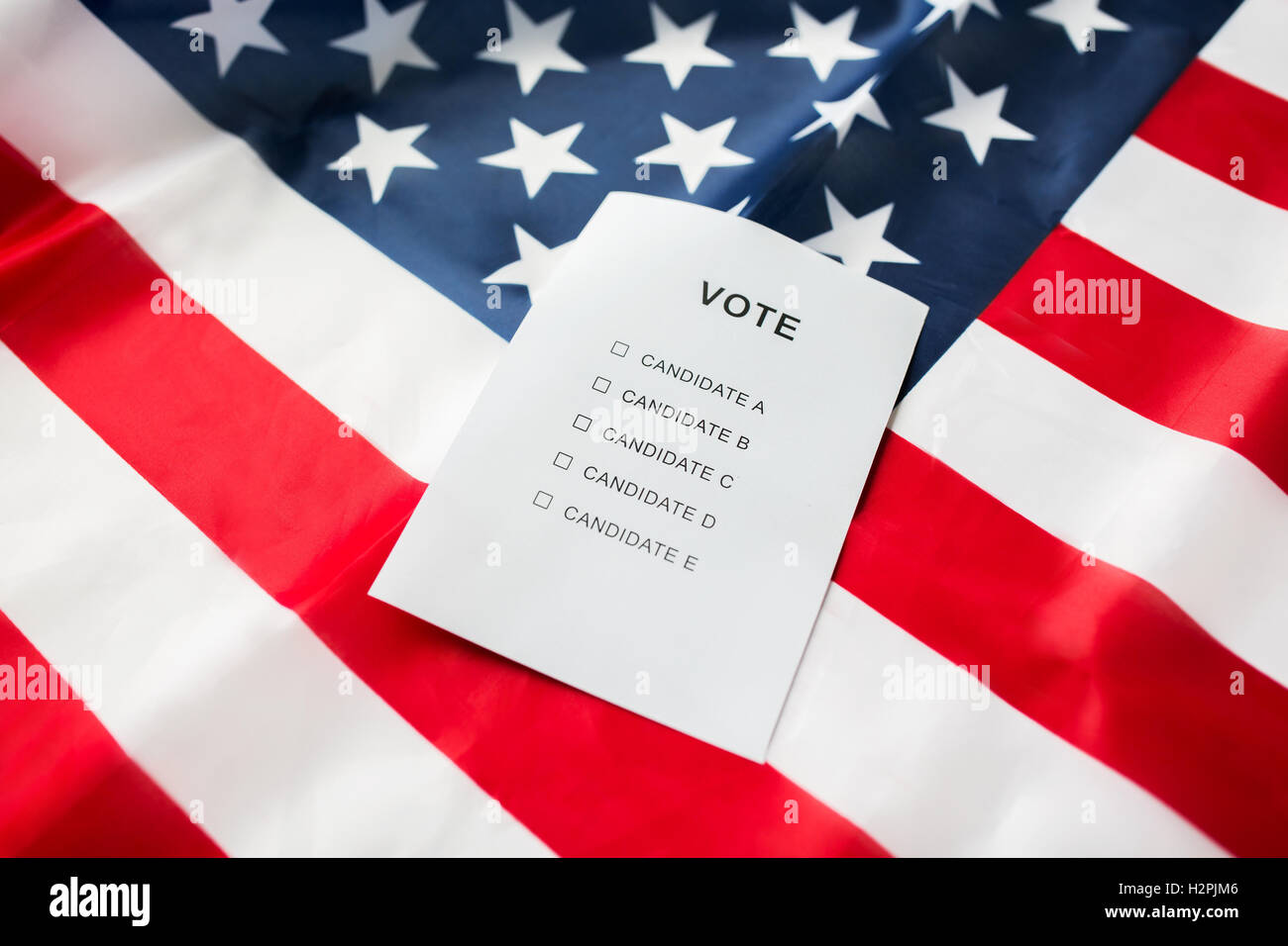 American ballot paper hi-res stock photography and images - Alamy