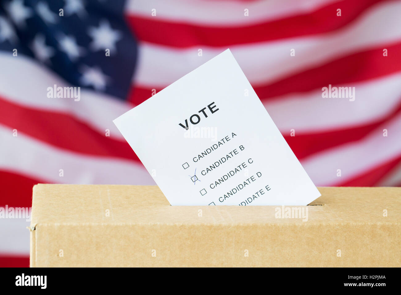 American ballot box hi-res stock photography and images - Alamy