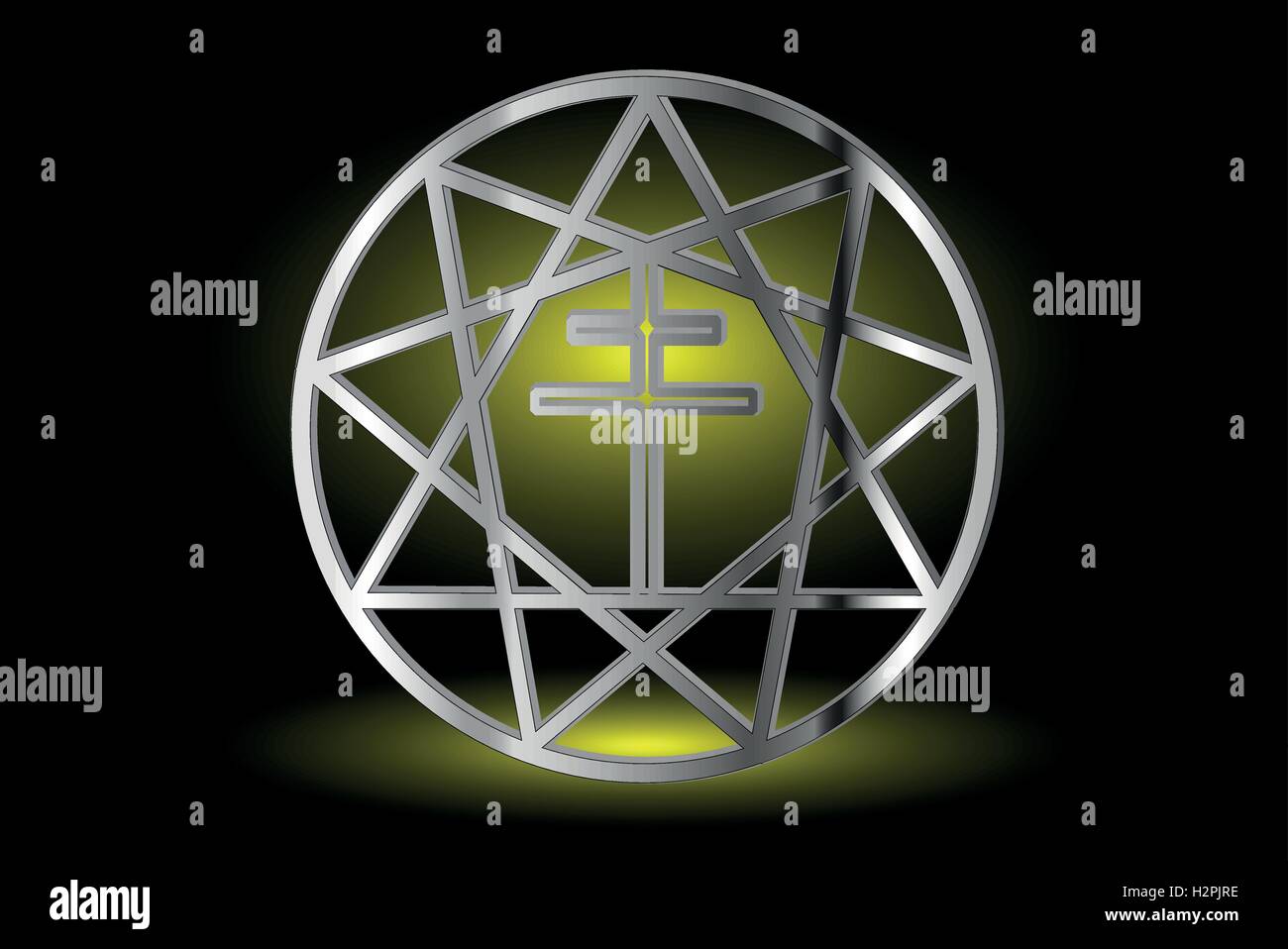 Nine Pointed Star High Resolution Stock Photography and Images - Alamy