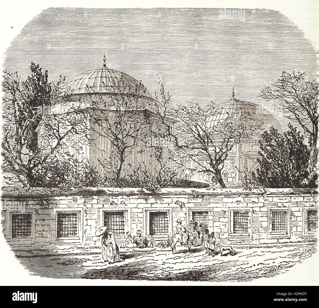 History engraving tomb of solyman the magnificent and roxolane hi-res ...