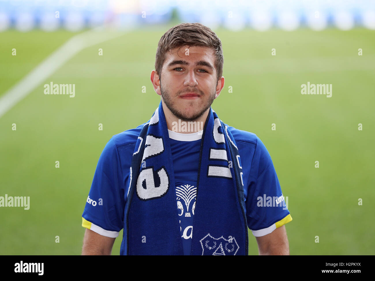 17 year old Bosnian Everton fan Aldin Karabeg before the Premier League ...