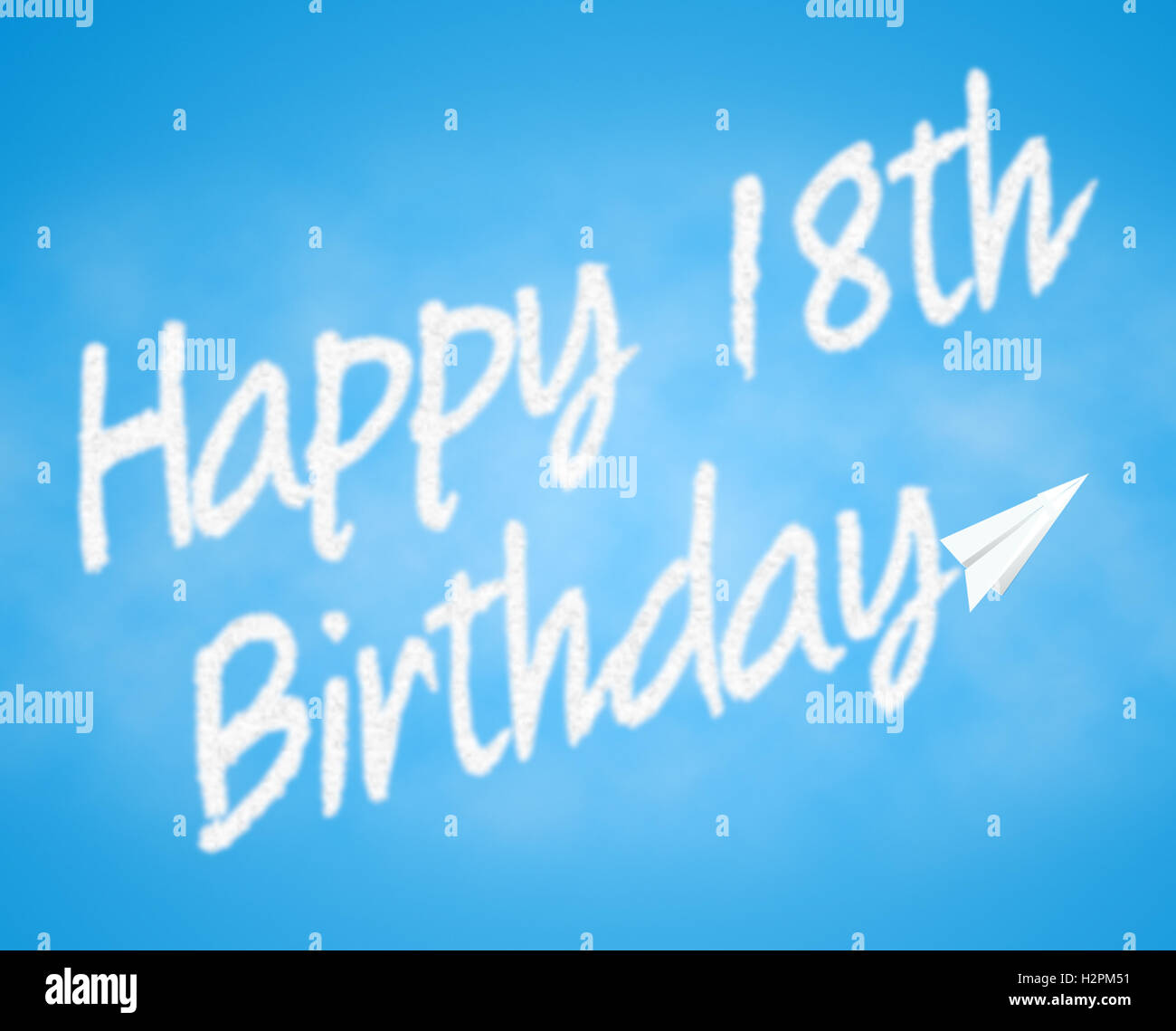 Eighteenth Birthday Cloud Words Means 18th Celebration And ...