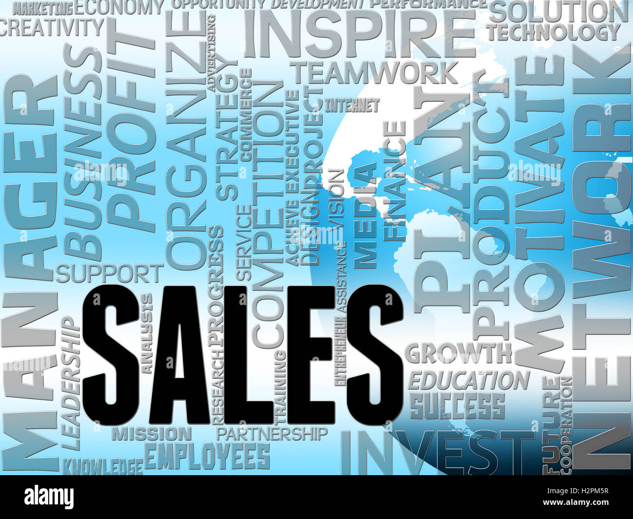 Sales Words Indicating Consumer Promotion And Purchases Stock Photo - Alamy
