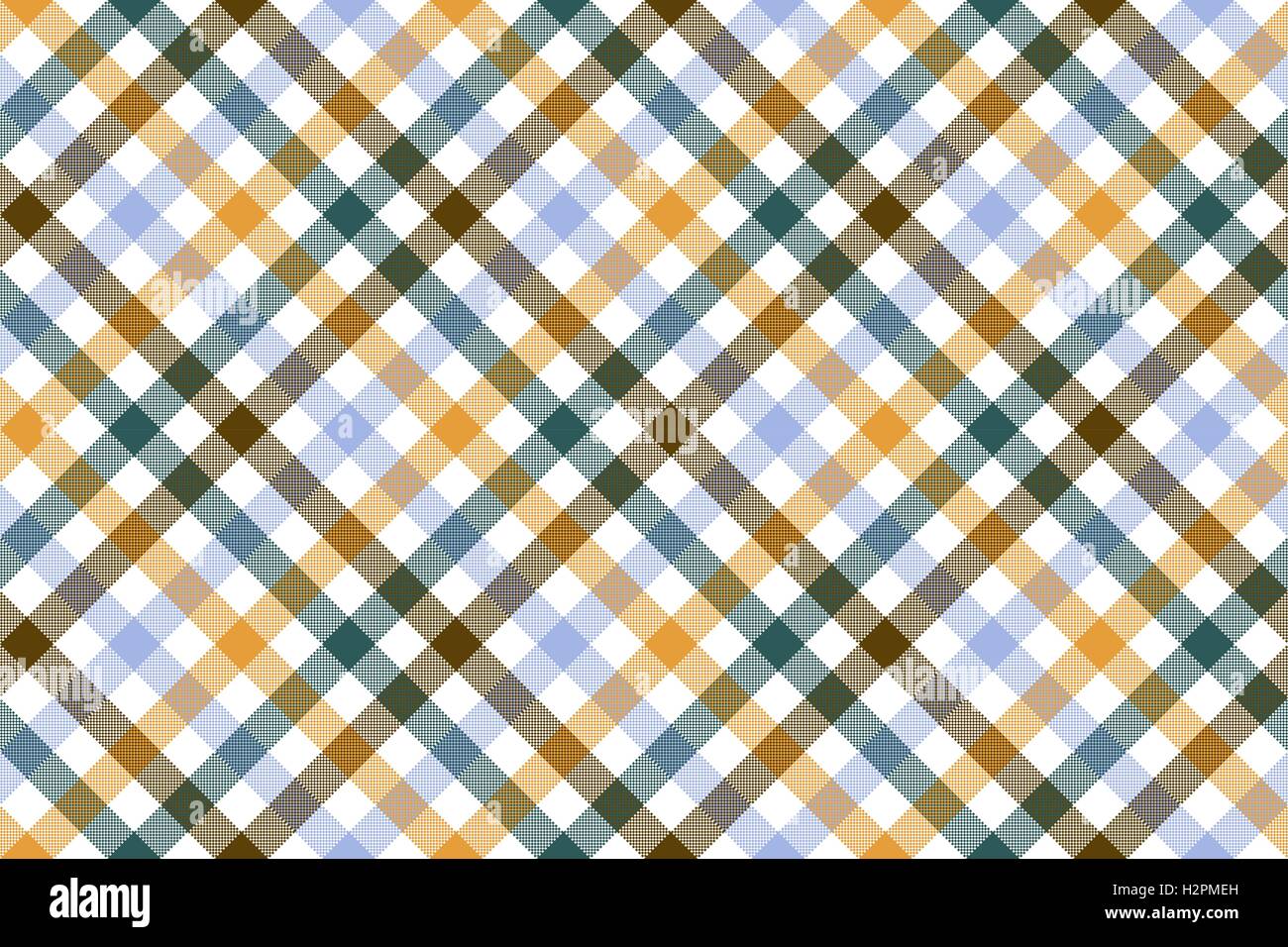 Colored diagonal check seamless pattern. Vector illustration Stock ...