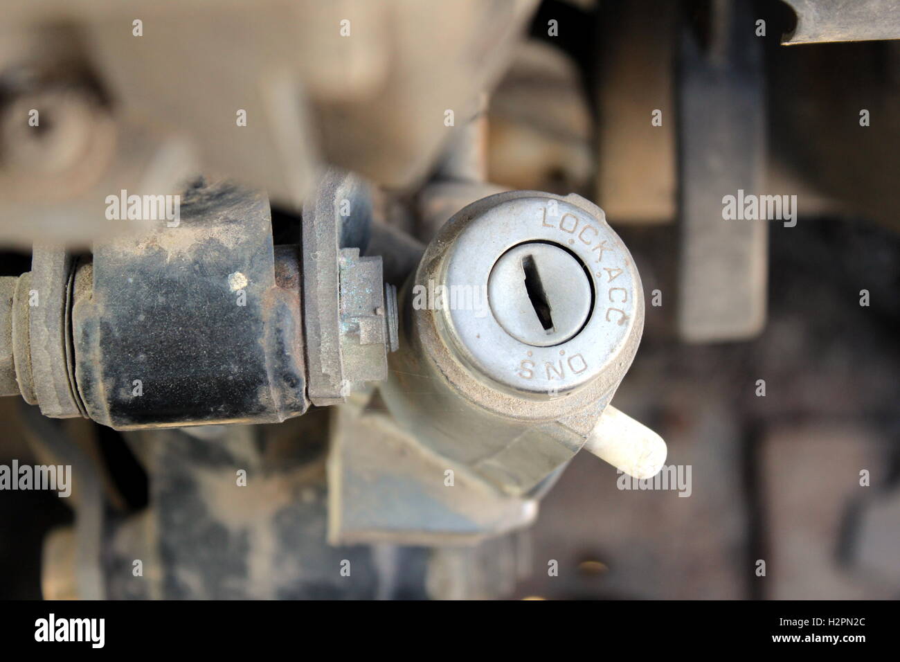 Old Car Ignition Key Stock Photo - Alamy