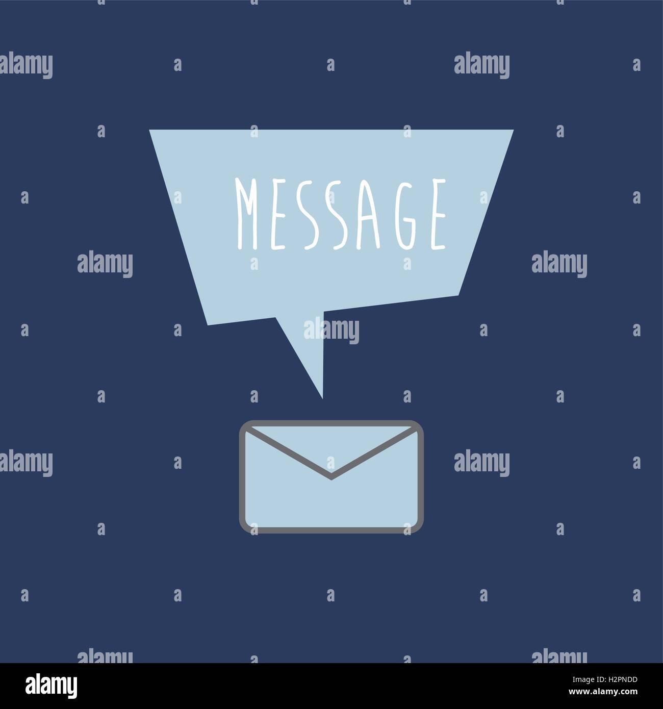 message envelope icon with sign on top image Stock Vector Image & Art ...