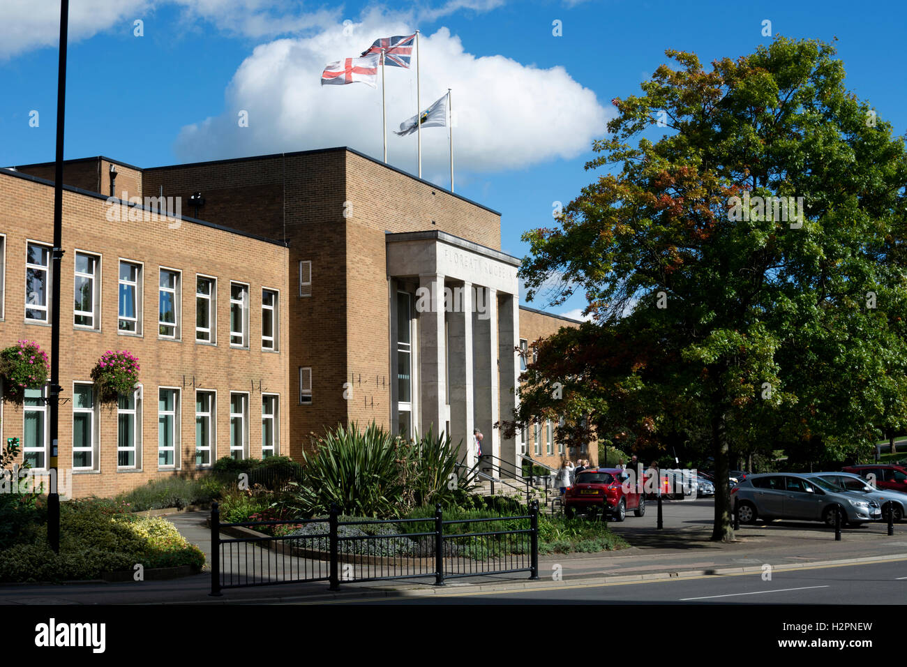 The Town Hall, Rugby, Warwickshire, England, UK Stock Photo - Alamy