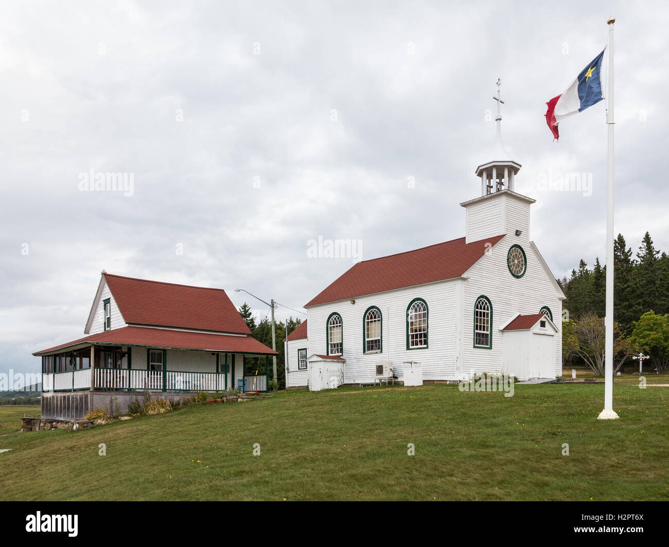 Acadian flag hi-res stock photography and images - Alamy