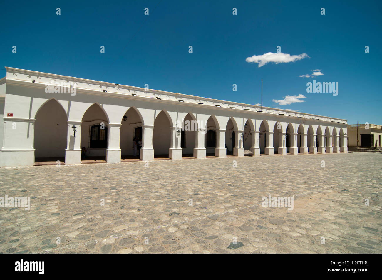 Cachi Town, Salta. City hall and mains square (Argentina Stock Photo ...