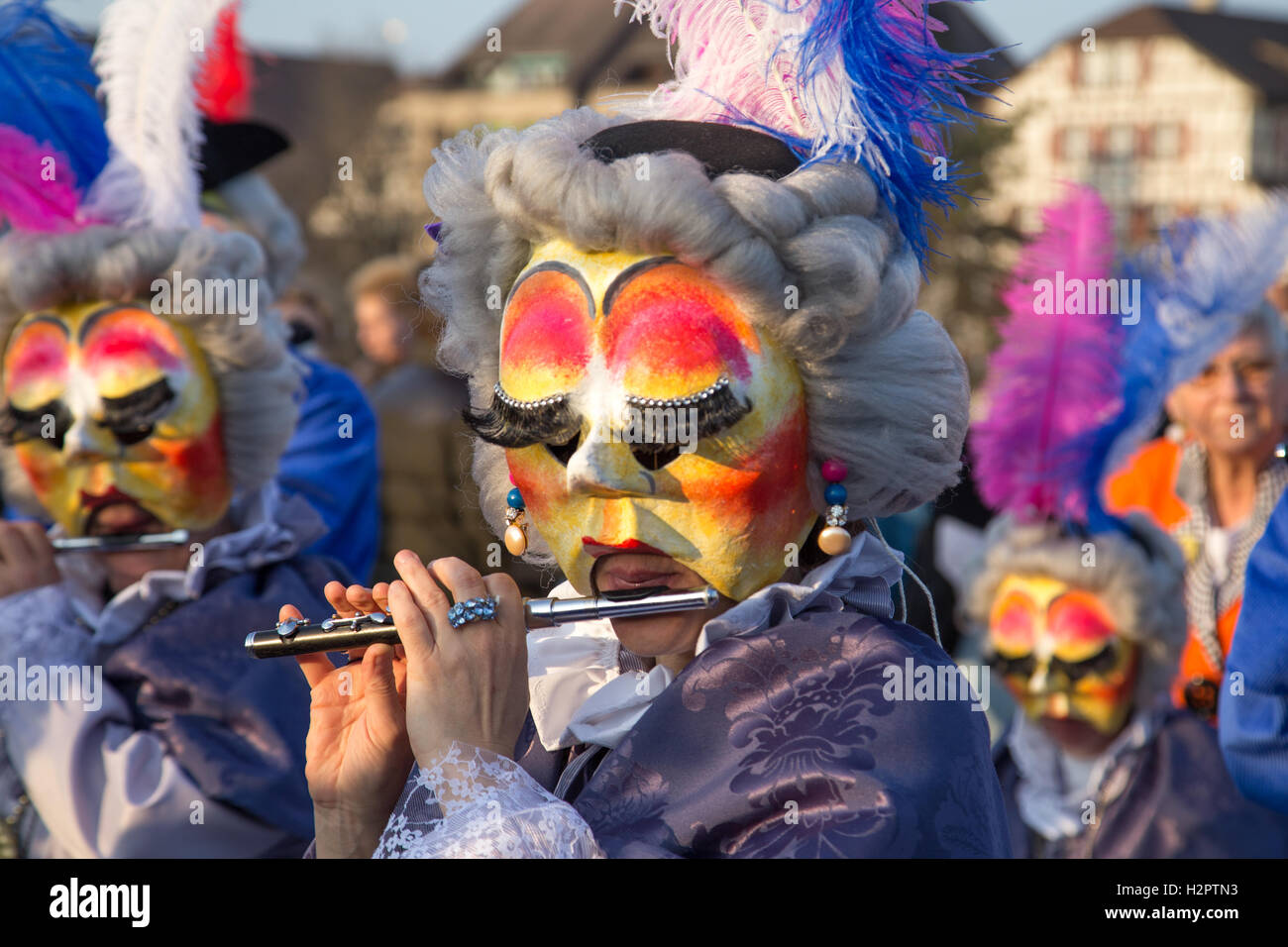 Carnival Parade in Basel, Switzerland Stock Photo - Alamy