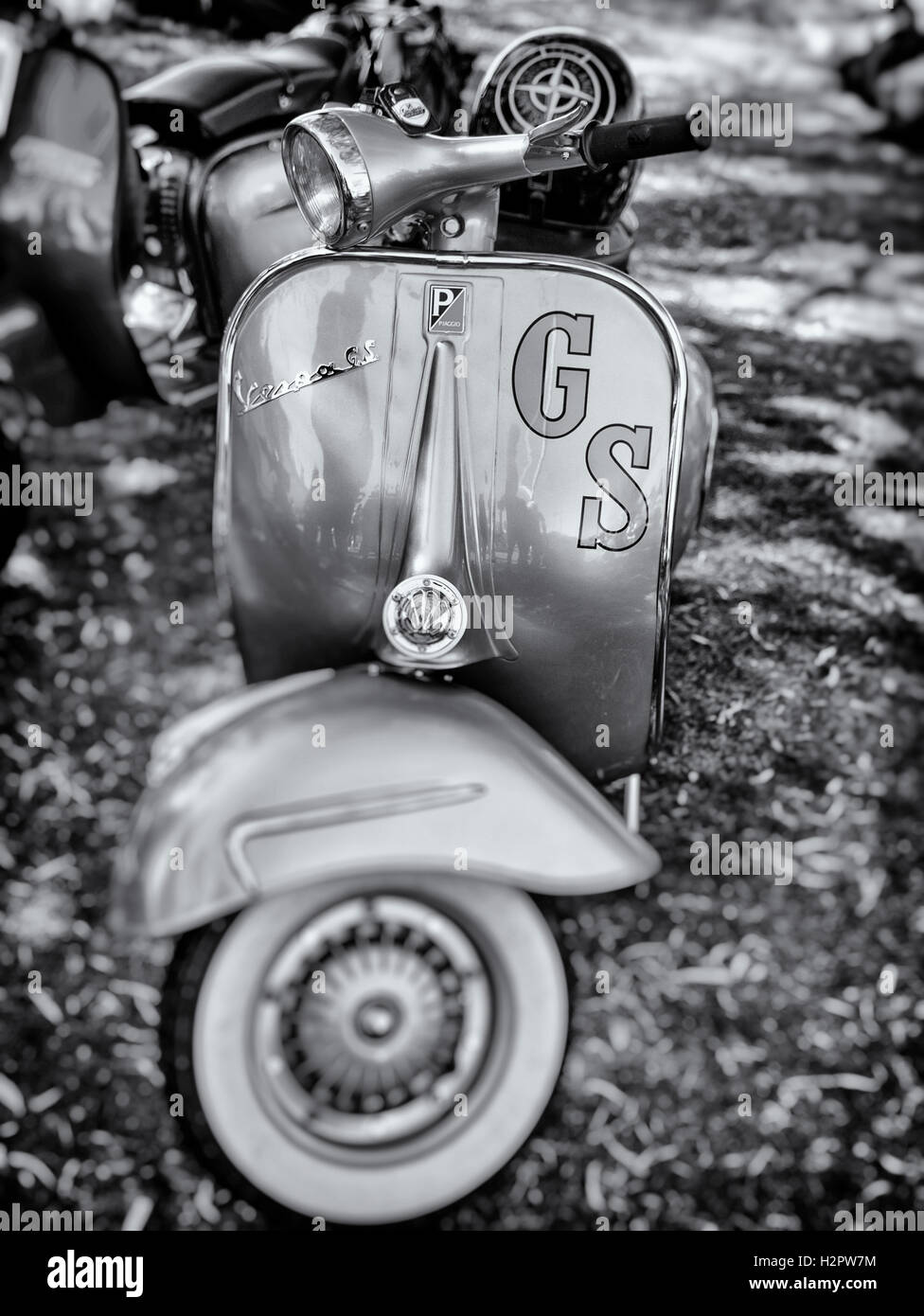 Vespa GS Scooter, first manufactured in 1946, Florence, Italy Stock ...