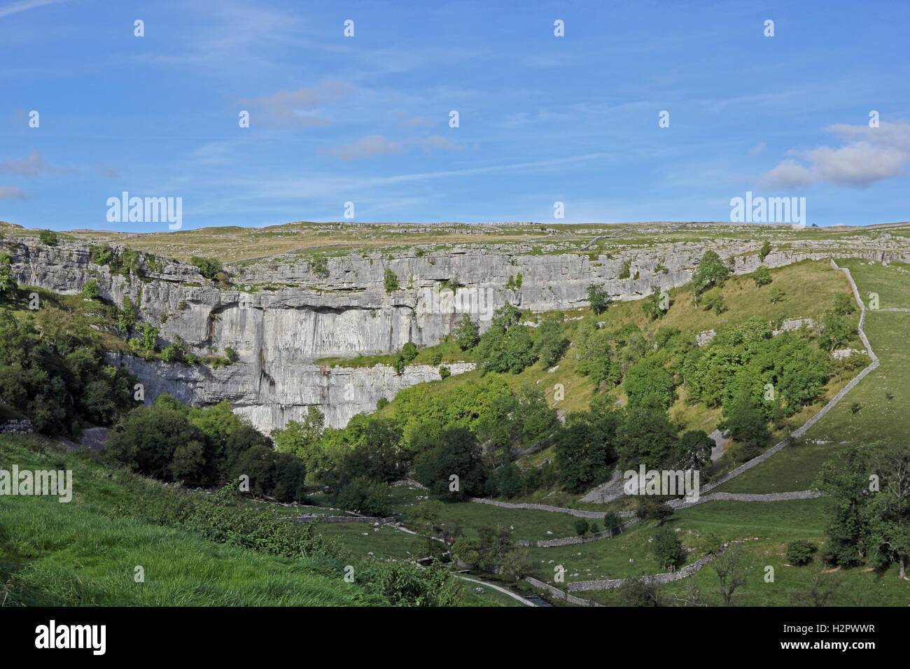 Malham Cove, Malham, Yorkshire, UK Stock Photo - Alamy