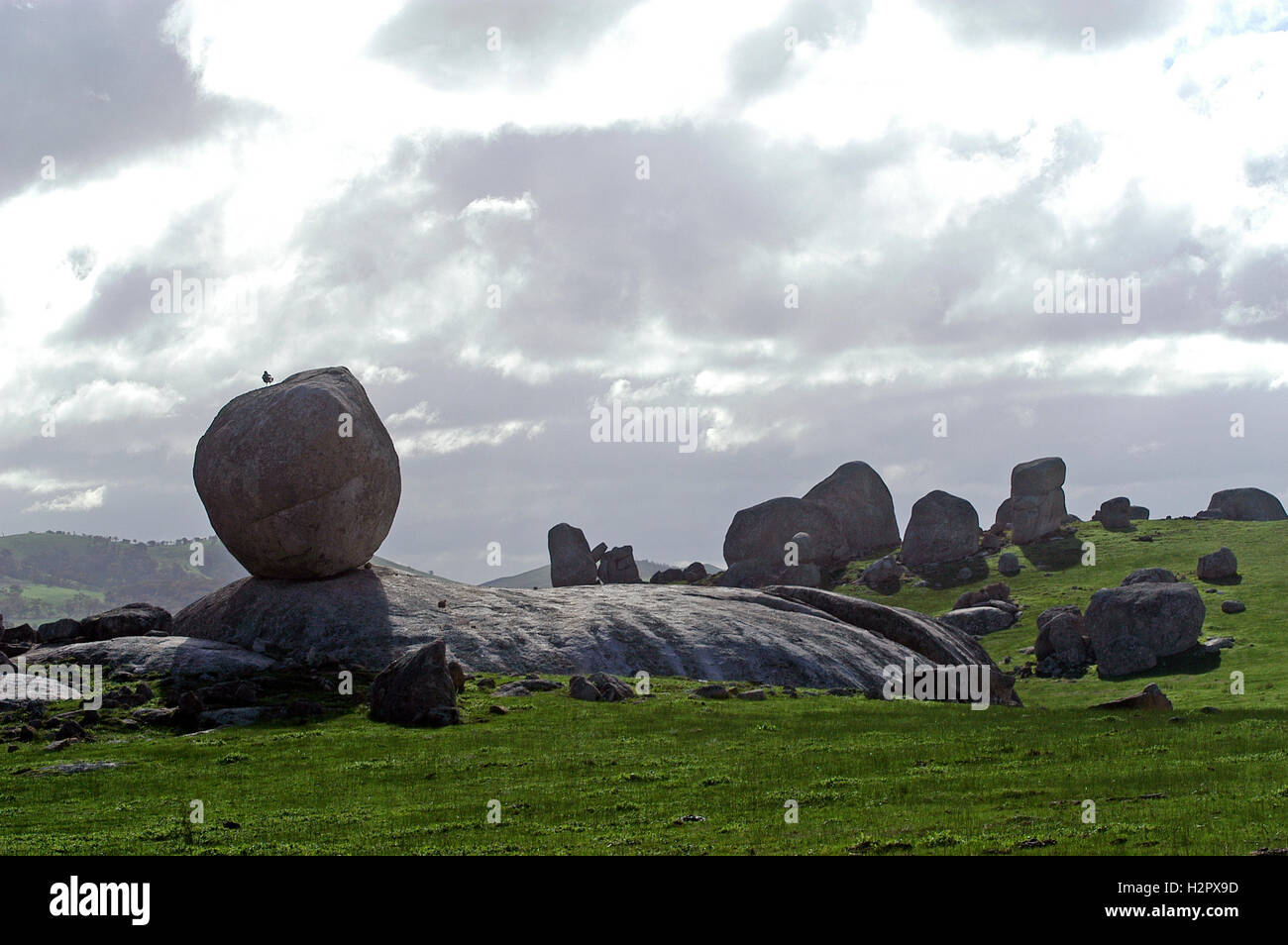 Country of the granite in Australia in Victoria Stock Photo - Alamy