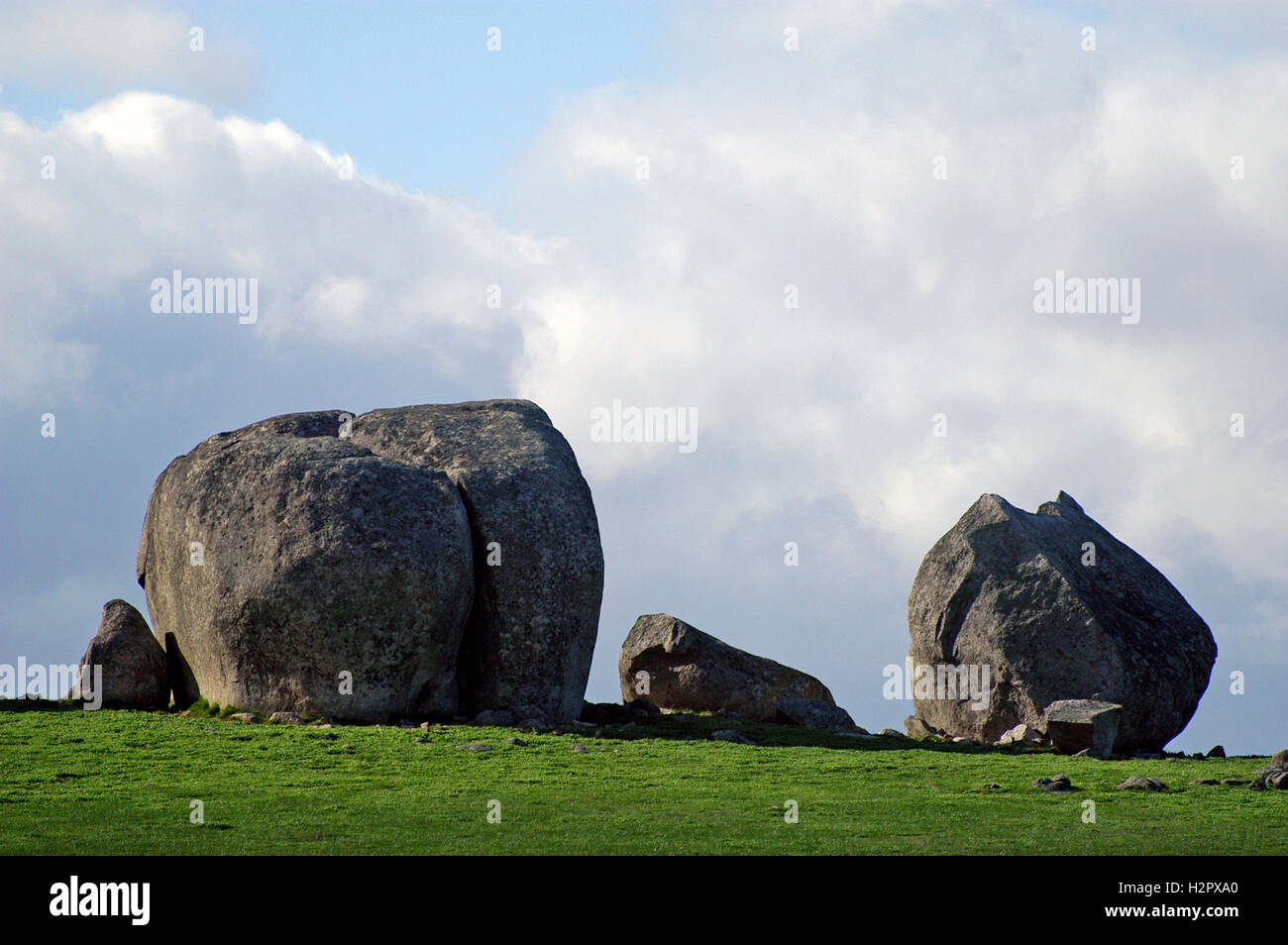 Country of the granite in Australia in Victoria Stock Photo - Alamy
