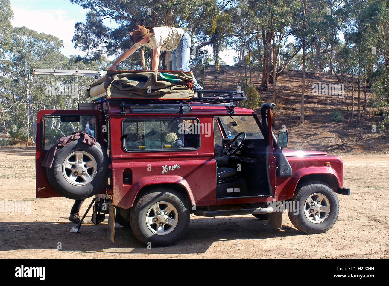 wilderness camping in Australia Stock Photo - Alamy