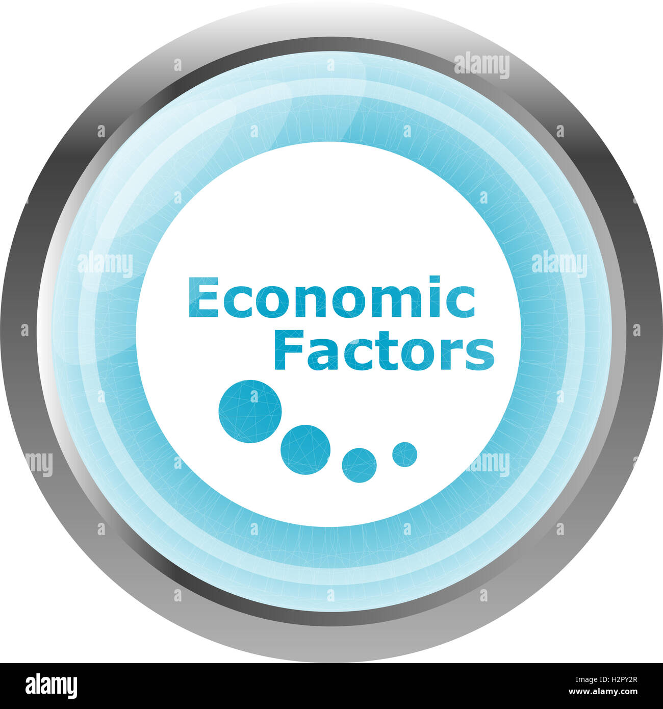 Economic factors web button icon hi-res stock photography and images ...