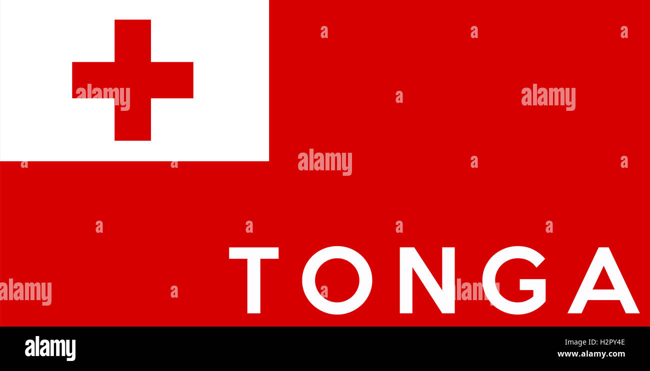 flag of Tonga Stock Photo - Alamy