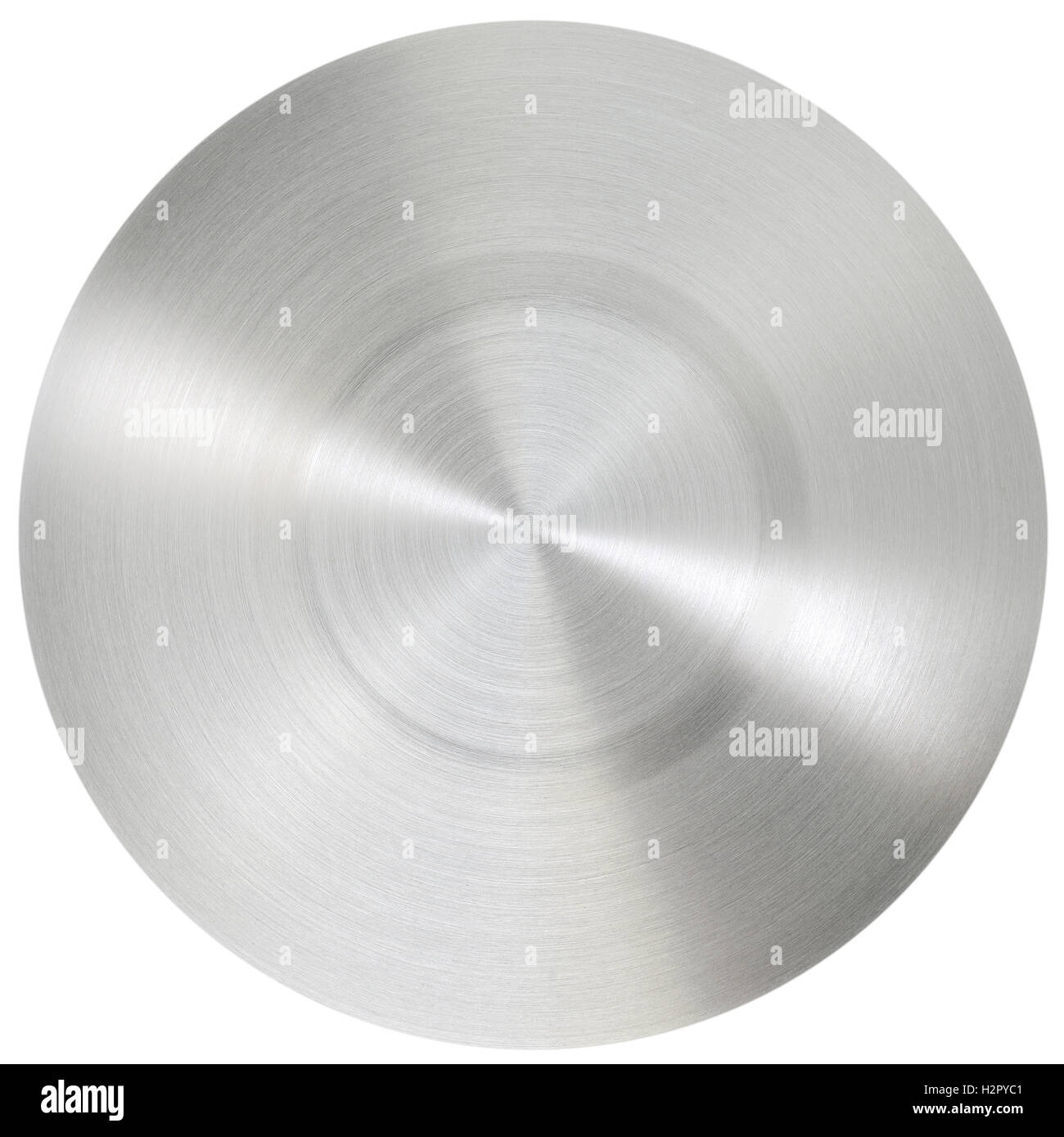 Circle stainless steel surface Stock Photo - Alamy