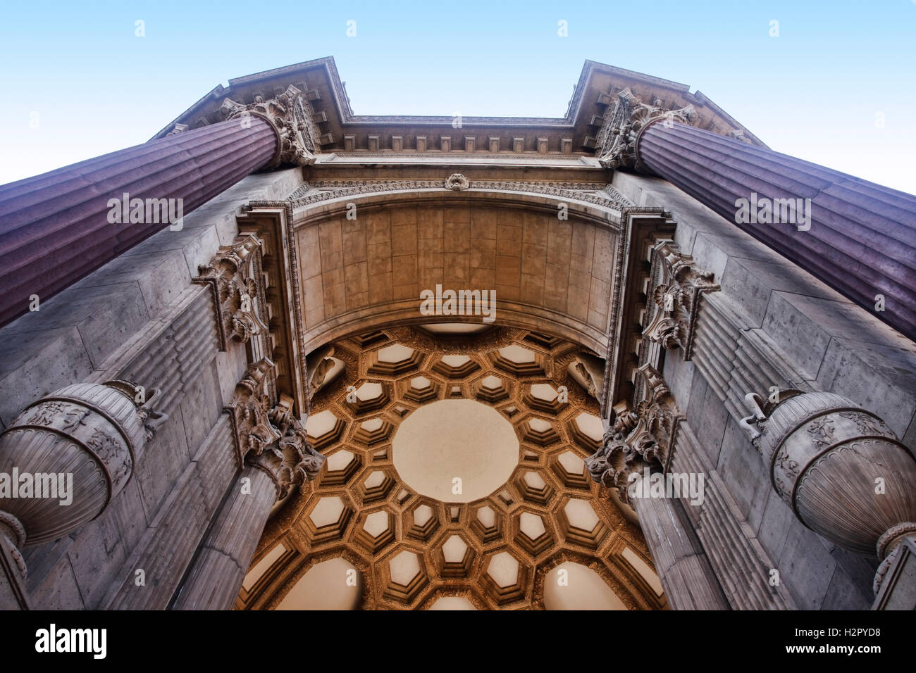 Palace fine arts san francisco entrance hi-res stock photography and ...