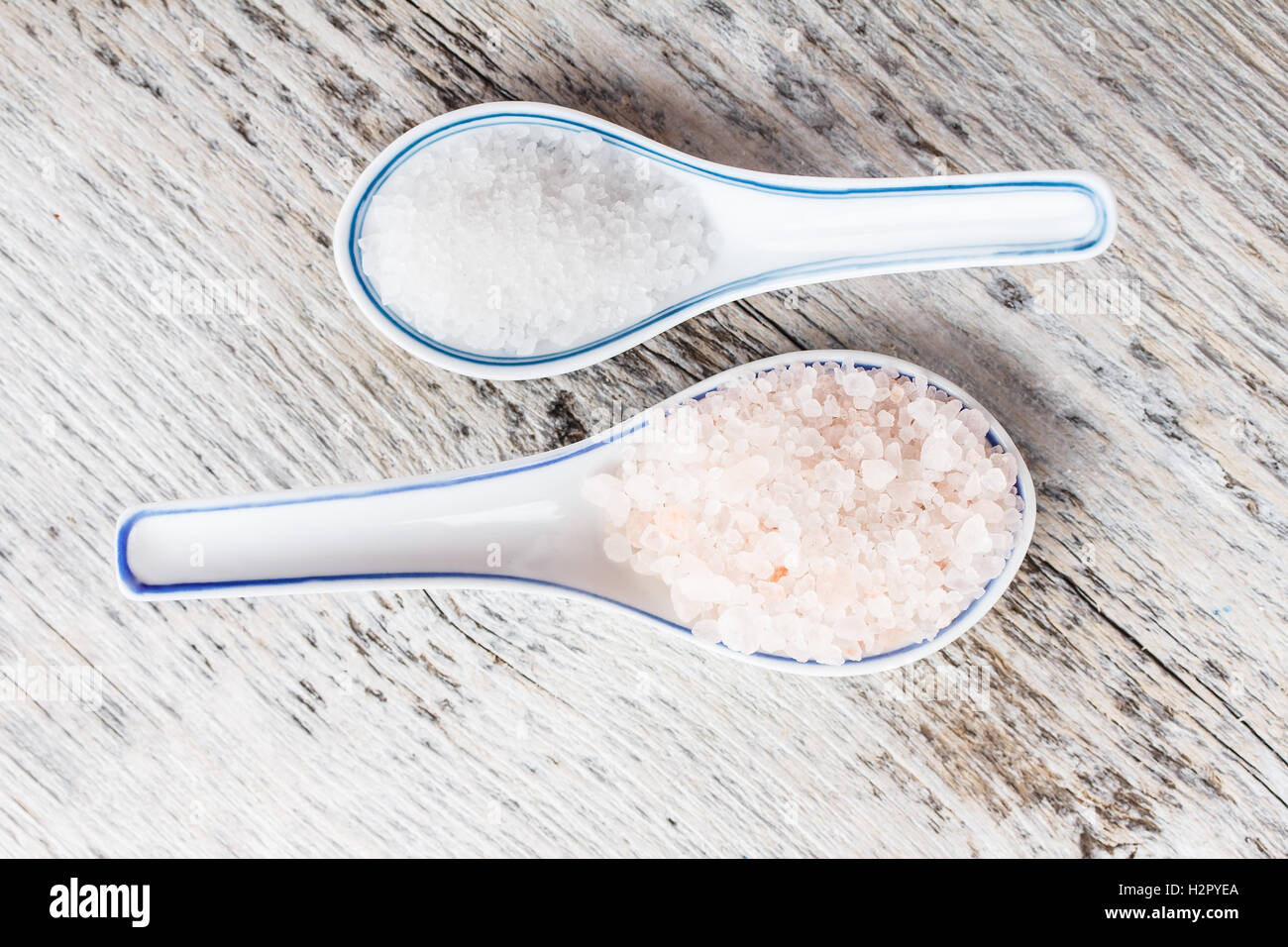Top view of salt Stock Photo - Alamy