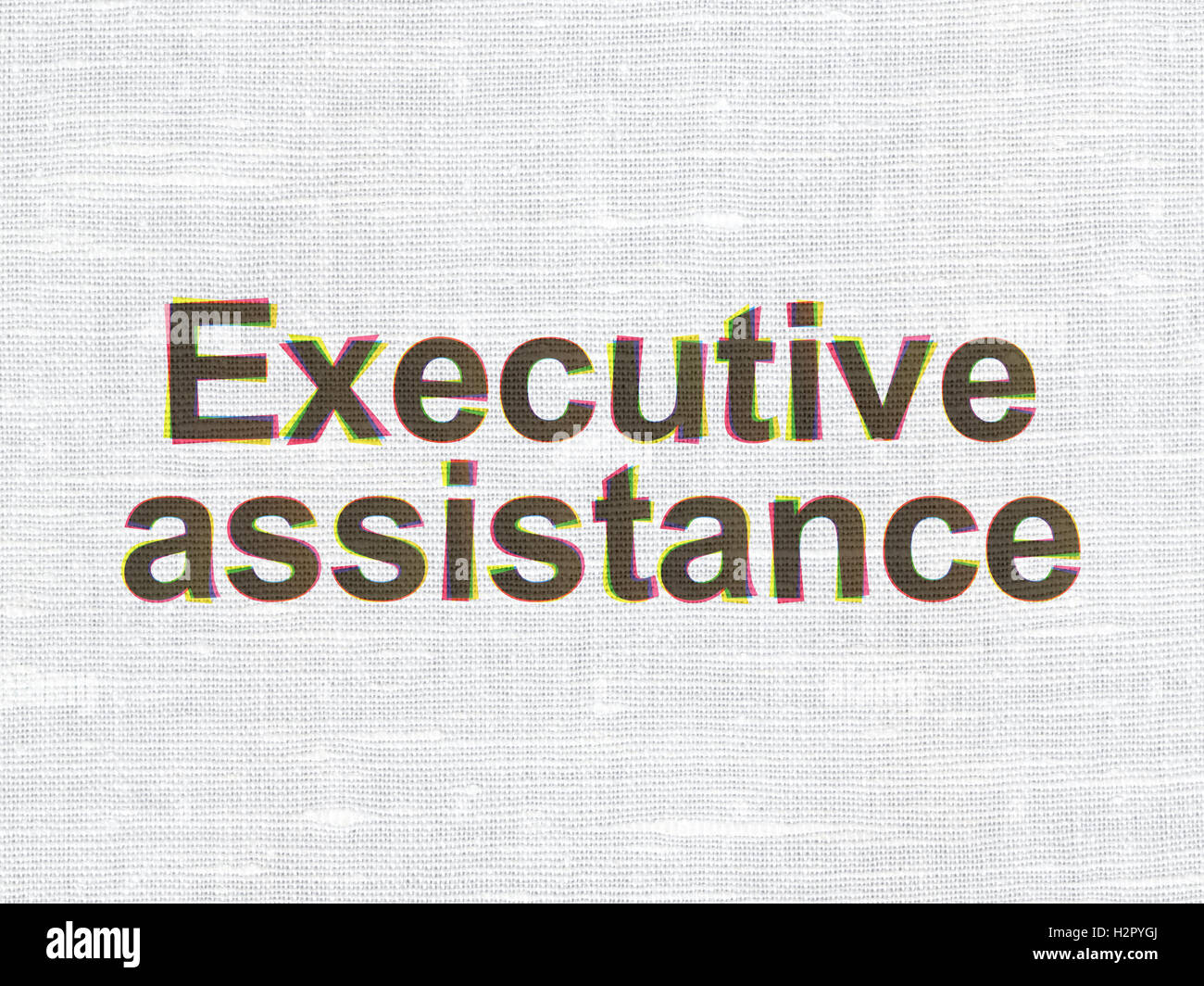 Finance concept: Executive Assistance on fabric texture background Stock Photo - Alamy