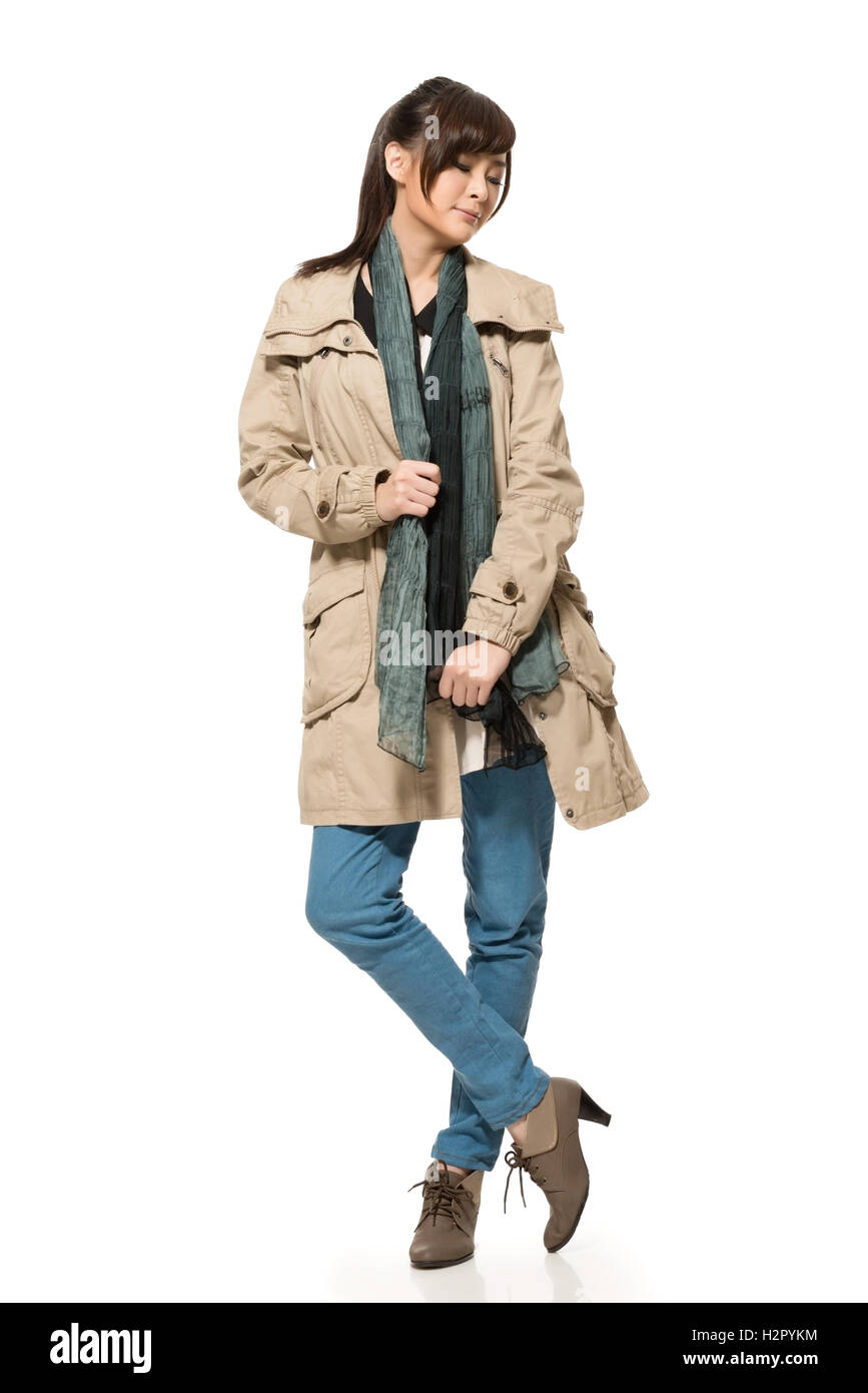 Attractive young Asian modern woman Stock Photo - Alamy