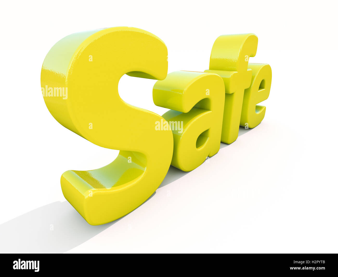 3d word safe Stock Photo - Alamy