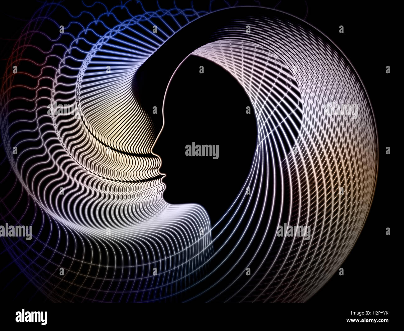 Soul Geometry Composition Stock Photo - Alamy