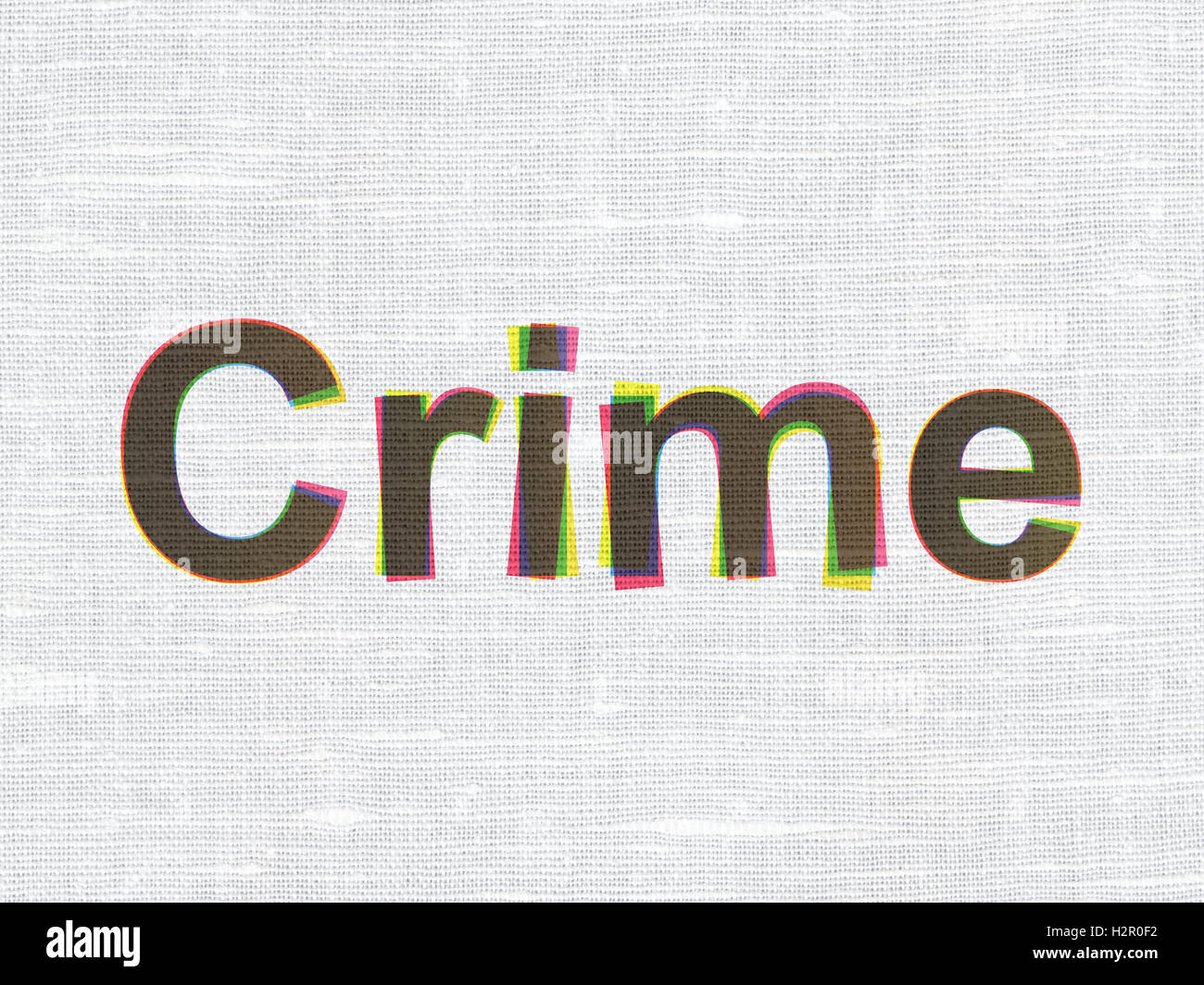 Security concept: Crime on fabric texture background Stock Photo - Alamy