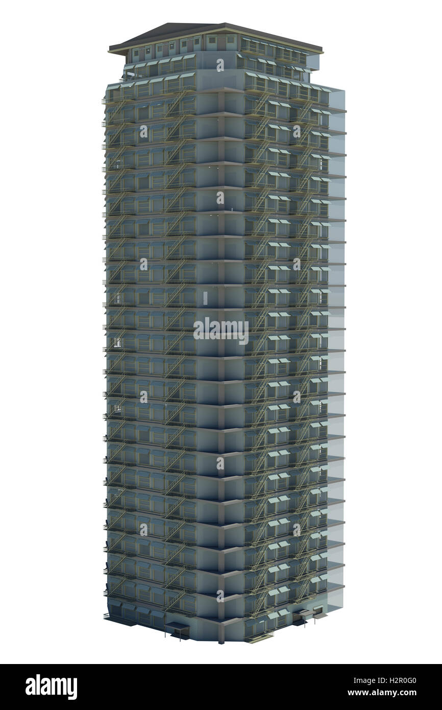 Highly detailed building Stock Photo - Alamy