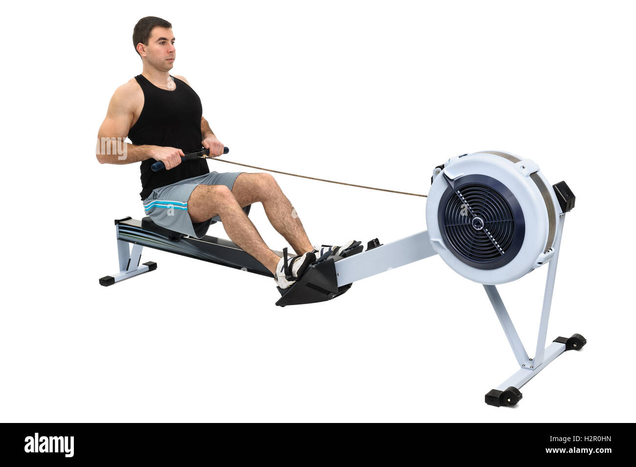 Rowing motion Cut Out Stock Images & Pictures - Alamy