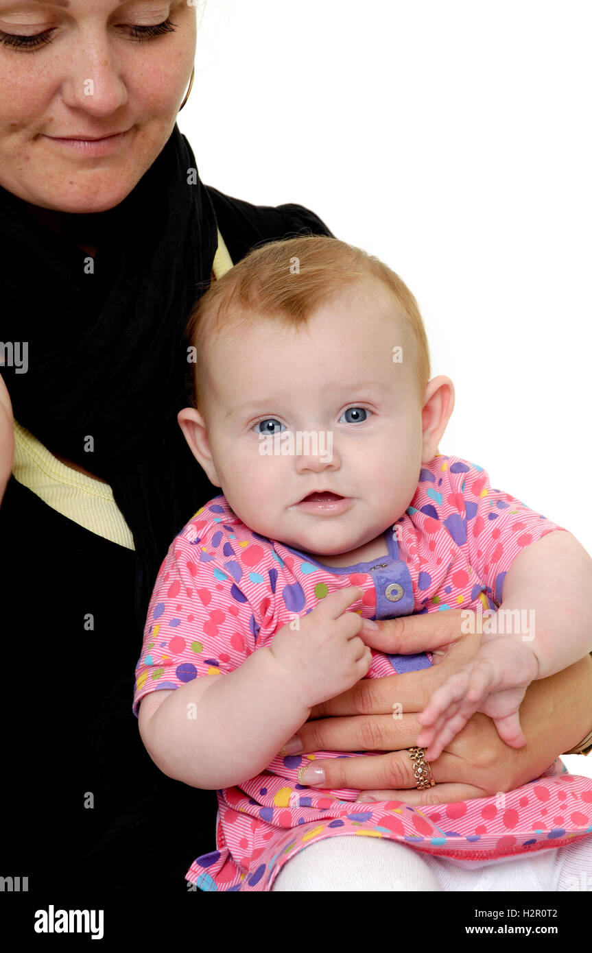 Woman and baby Stock Photo - Alamy