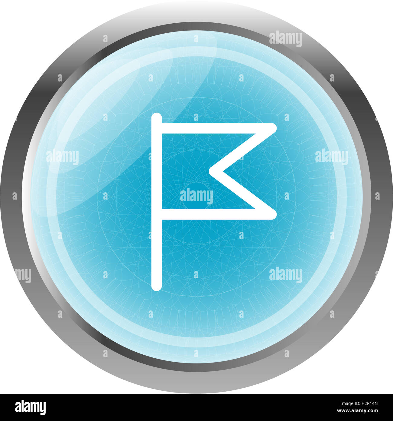 flag icon, web design element isolated on white Stock Photo - Alamy