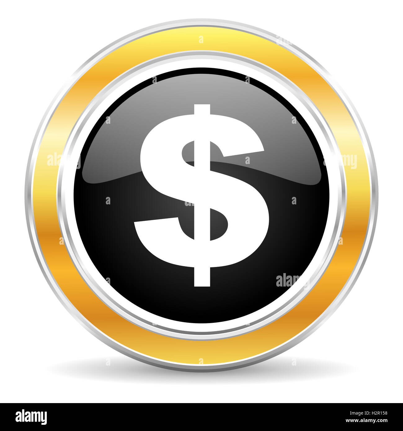 Bank cash dollar icon Cut Out Stock Images & Pictures - Alamy