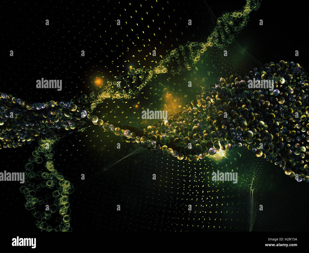 Visualization of DNA Stock Photo - Alamy
