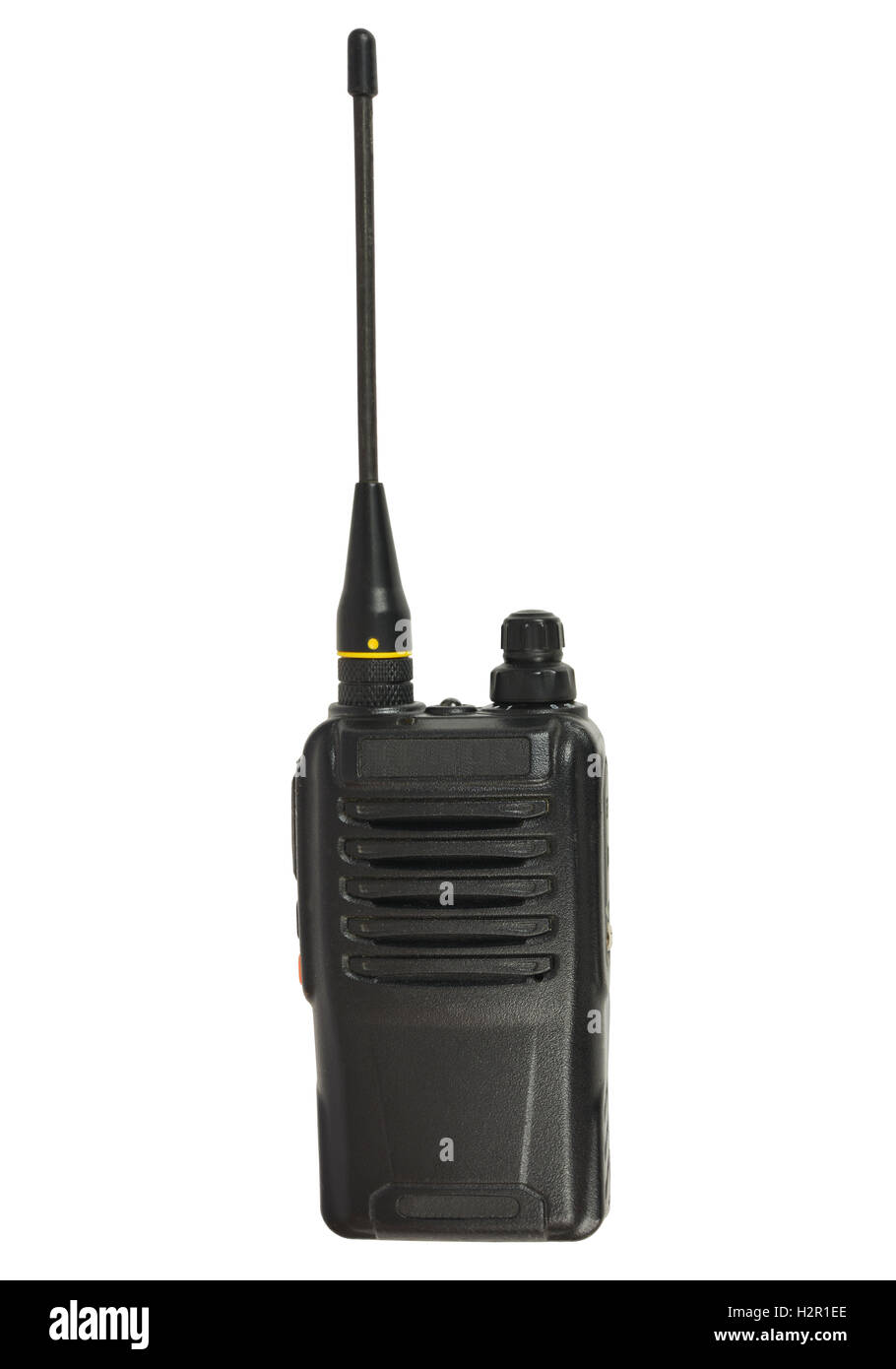 Using portable radio transceiver hi-res stock photography and images ...