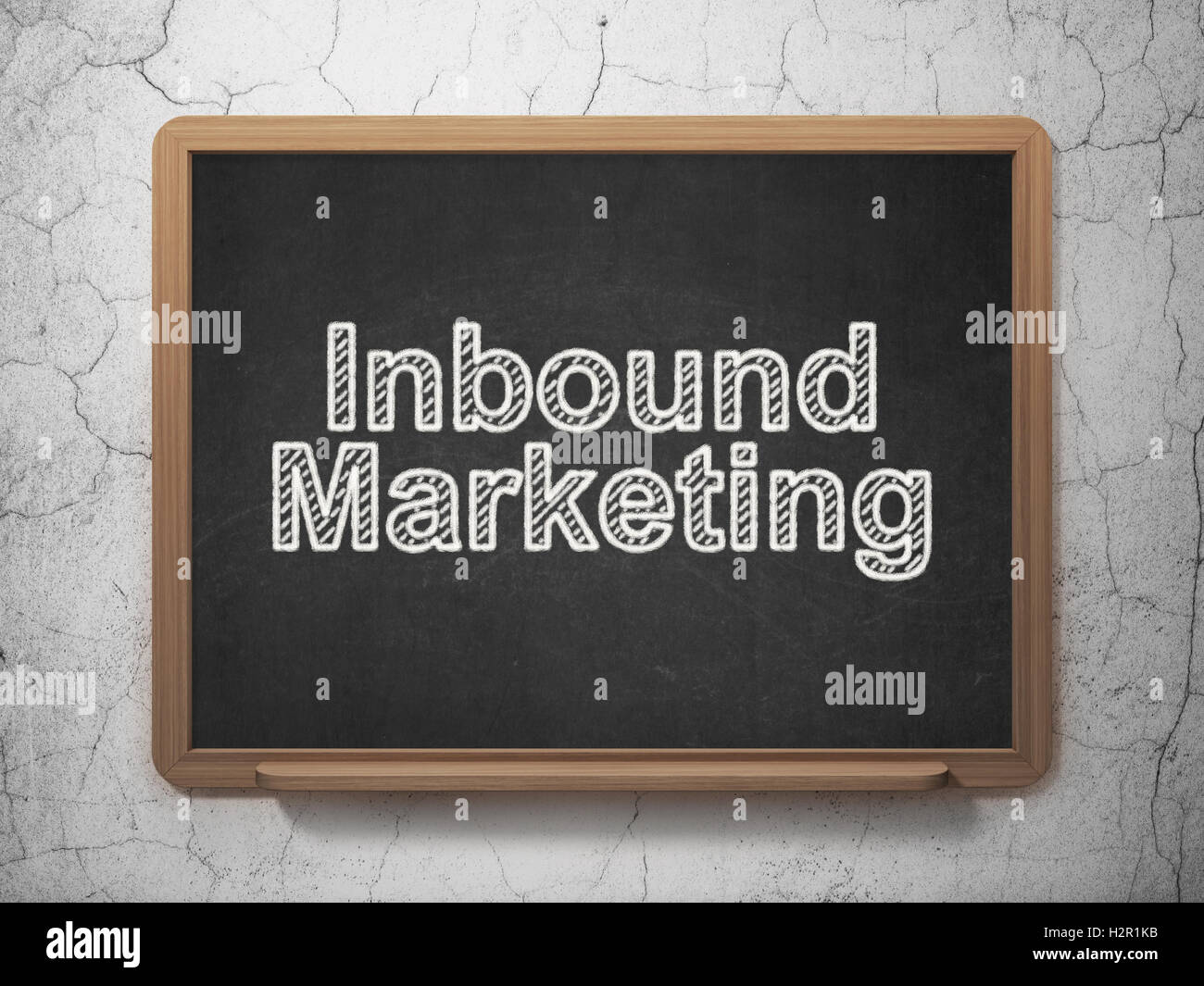 Finance concept: Inbound Marketing on chalkboard background Stock Photo ...