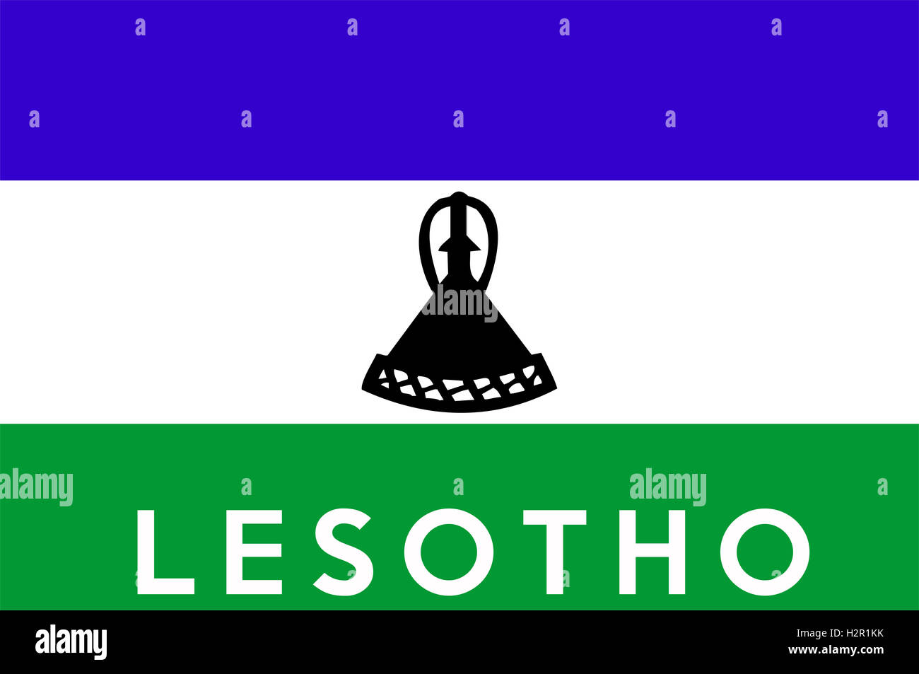 flag of Lesotho Stock Photo - Alamy