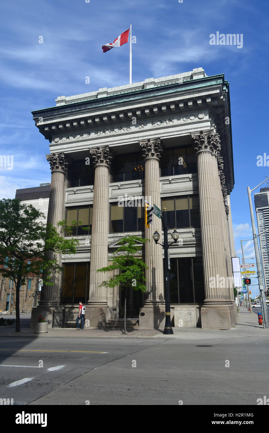 A old heritage building in downtown Hamilton, Ontario, Canada Stock ...